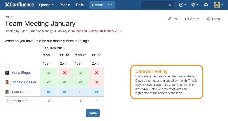 How to use confluence to create a date - canfad